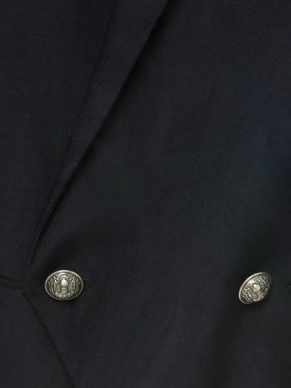 Balmain Double-breasted Blazer - Blue
