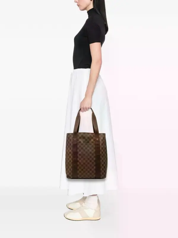 LOUIS VUITTON Damier Ebene Cabas Beaubourg Tote Bag