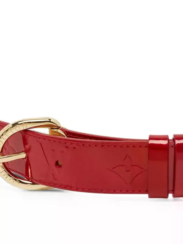 LOUIS VUITTON Monogram Vernis Leather Belt