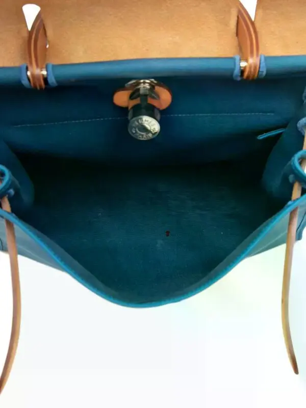 Hermès 2016 Herbag Zip 31 Satchel - Blue