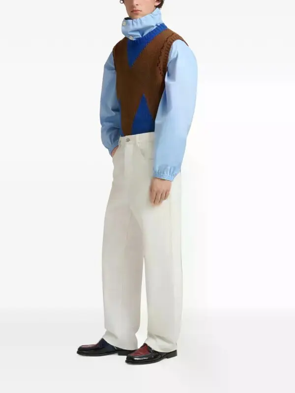 Marni Wide-leg Denim Workwear Trousers