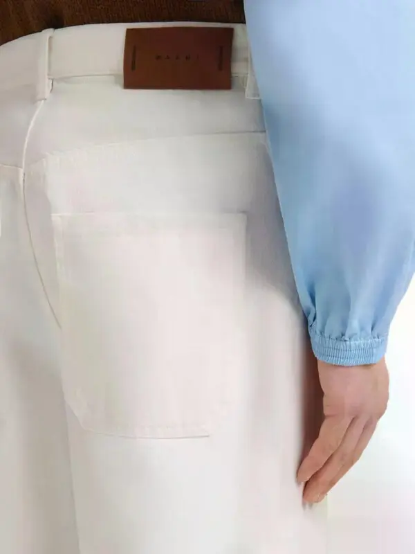 Marni Wide-leg Denim Workwear Trousers