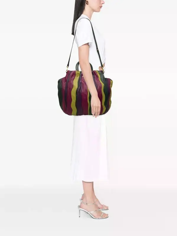 Prada Multicolor Nappa Waves Satchel