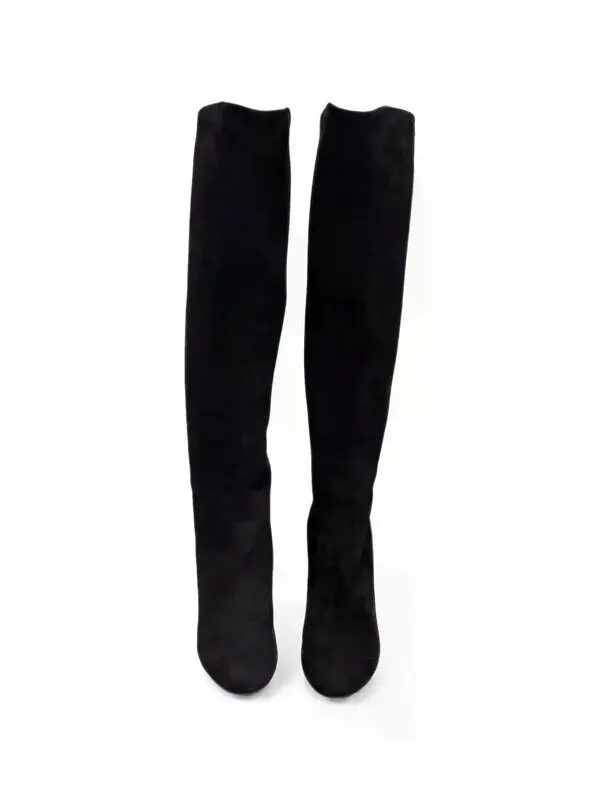 MAISON SKORPIOS Adriana Stud Detail Over-the-knee Boots