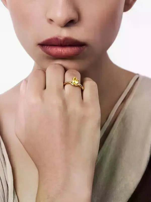 DI VOLPE Paperella Sapphire Ring - Gold