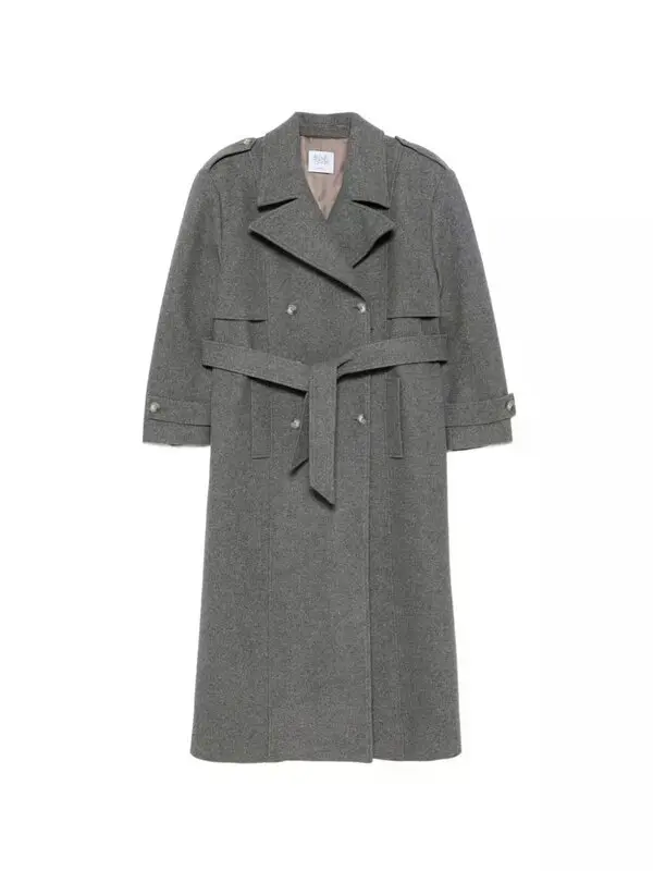 LE SULLY STUDIO Double-breasted Belted Coat