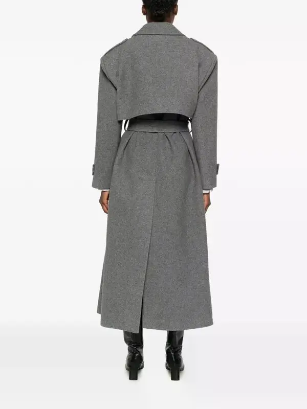 LE SULLY STUDIO Double-breasted Belted Coat
