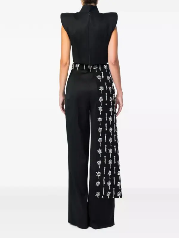 M.MARQUISE Kya Crystal-embellished Maxi Overskirt