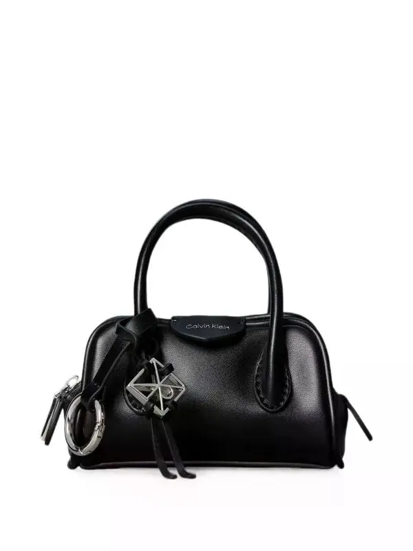 Calvin Klein Plaque Bag Charm - Black