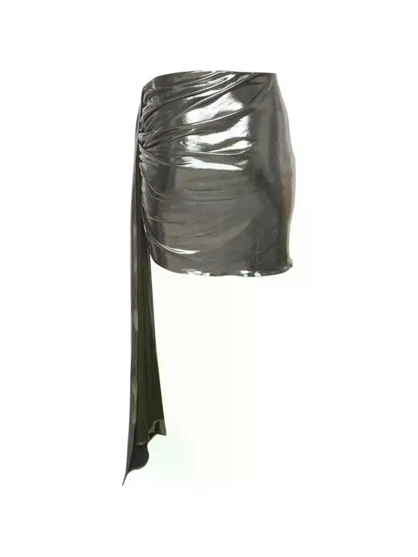 Magda Butrym Asymmetric Draped Mini Skirt