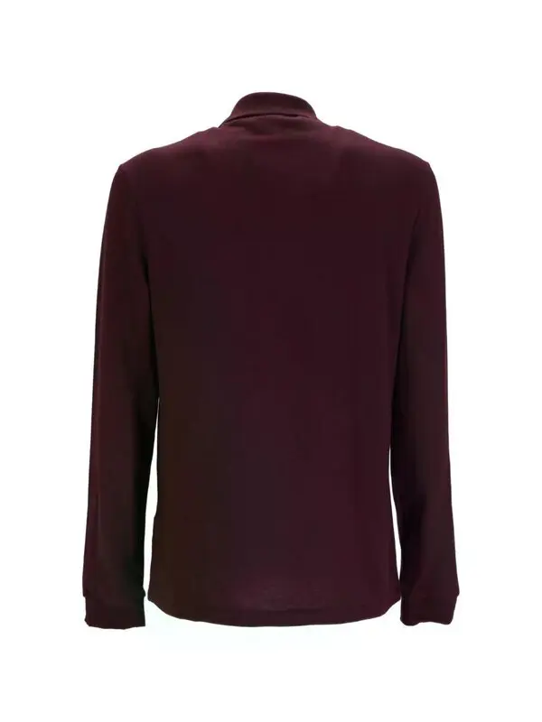 Lacoste Logo-patch Long-sleeve Polo Shirt