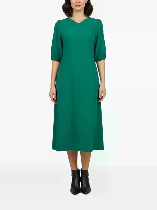JOSEPH Short-sleeve Crepe Midi Dress