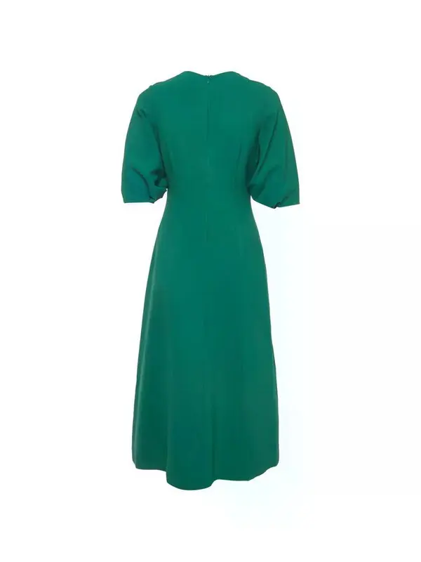 JOSEPH Short-sleeve Crepe Midi Dress