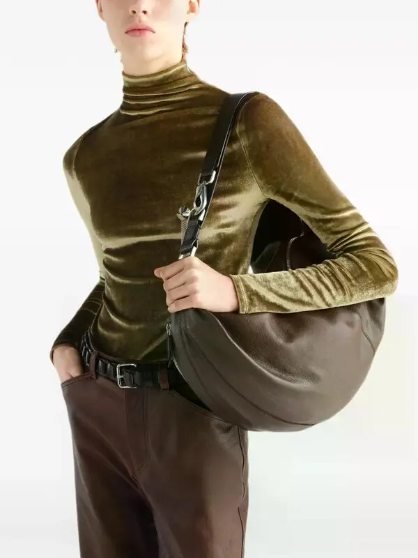 LEMAIRE Large Quiver Clip Bag In Leather