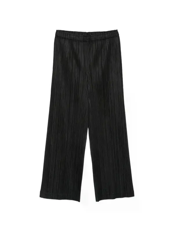 Issey Miyake Pleated Cropped Trousers