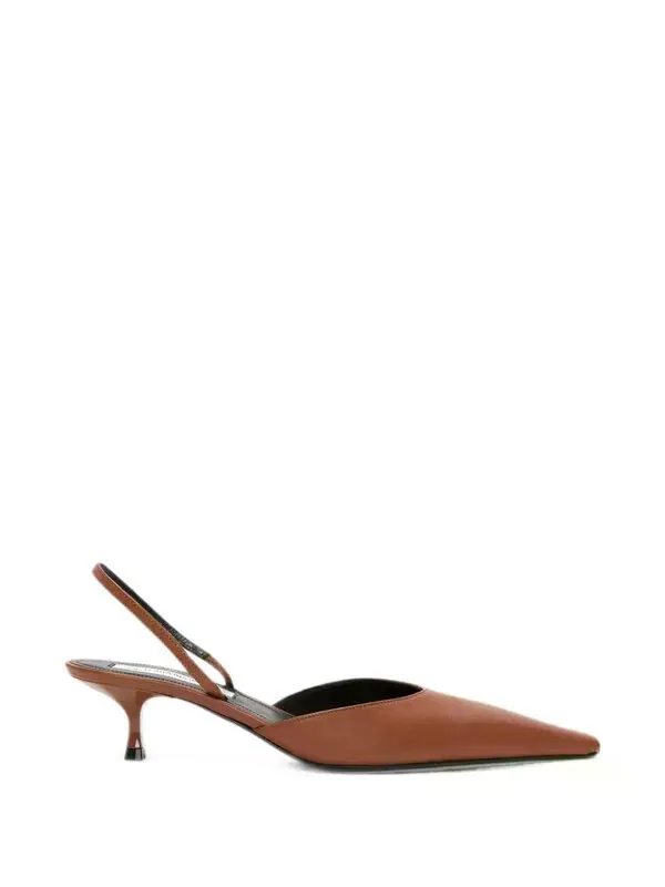 Victoria Beckham Sloane Slingback Kitten Heel Pumps