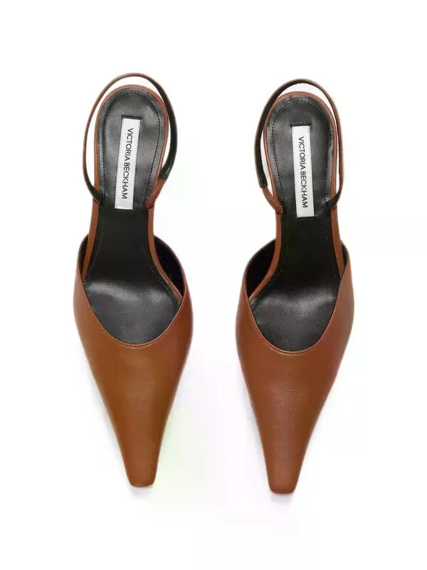 Victoria Beckham Sloane Slingback Kitten Heel Pumps