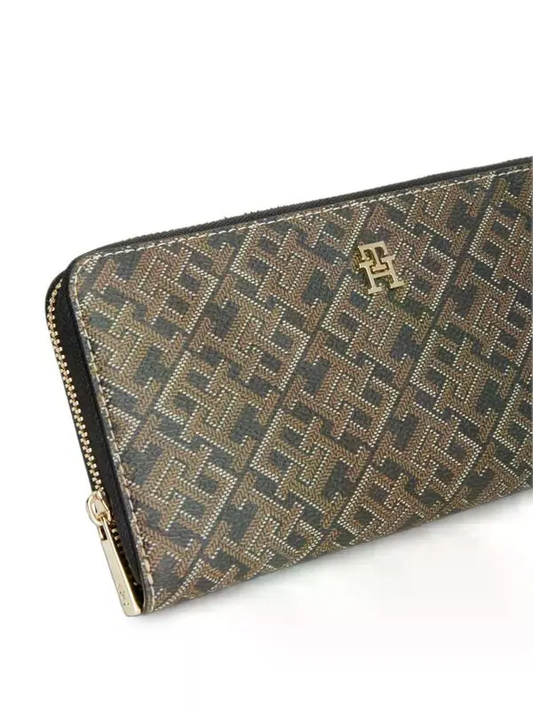 Tommy Hilfiger Monogram-print Th Plaque Wallet