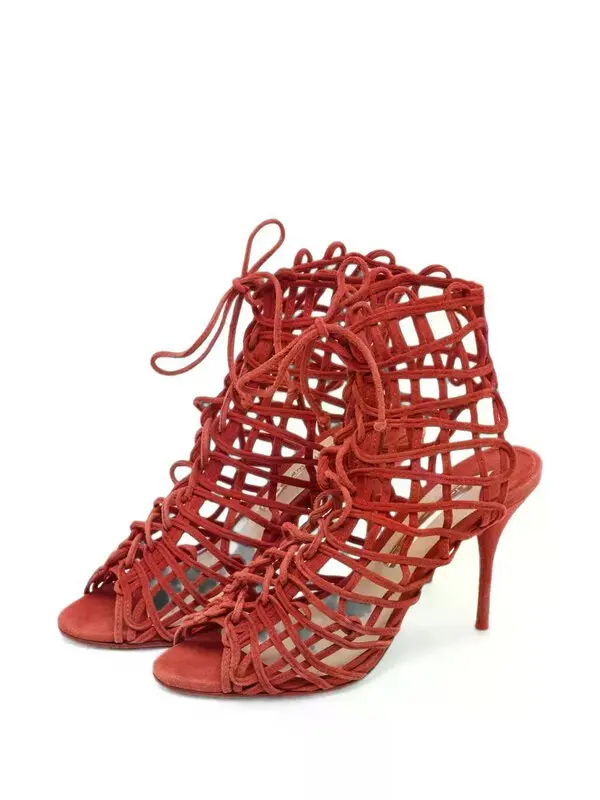 SOPHIA WEBSTER Delphine Cage Heeled Sandals