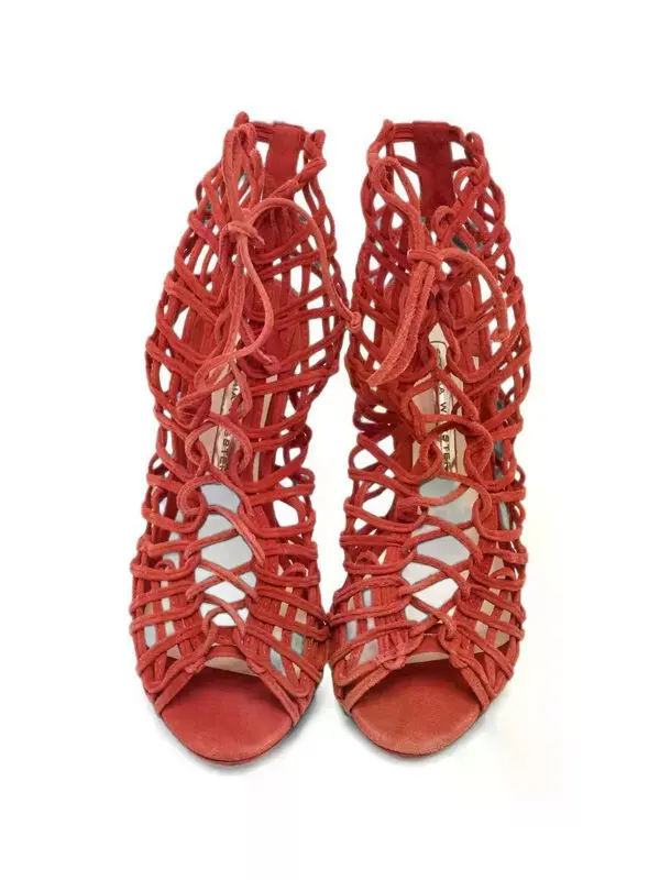 SOPHIA WEBSTER Delphine Cage Heeled Sandals