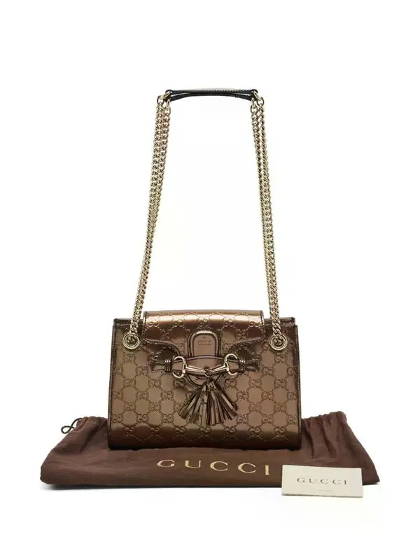 Gucci Guccissima Leather Small Emily Shoulder Bag