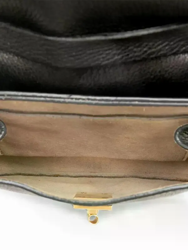 Chloé 2002-2026 Mini Leather Drew Crossbody Bag