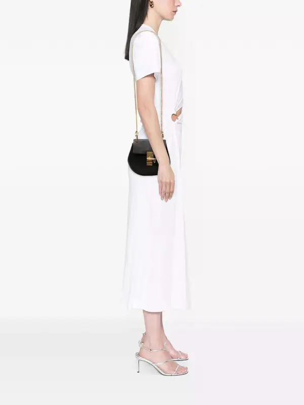 Chloé Drew Mini Leather Crossbody Bag - Black