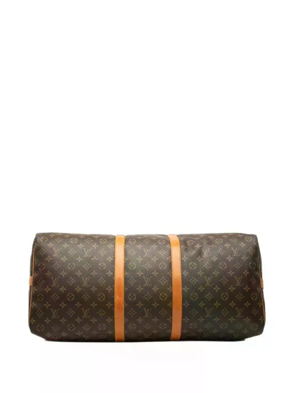 LOUIS VUITTON Monogram Keepall Bandouliere 60 Travel Bag