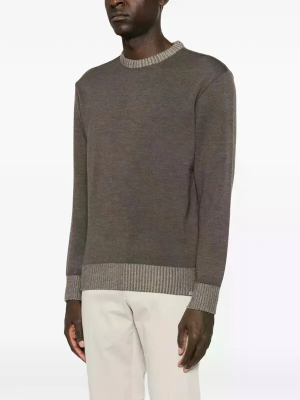Paul & Shark Ribbed-trim Virgin-wool Sweater