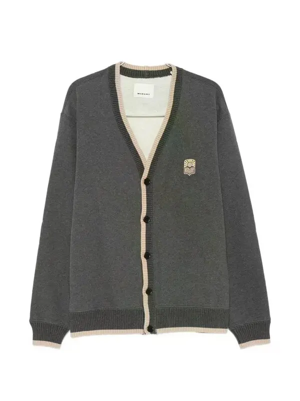 MARANT Logo-patch Button-up Cardigan
