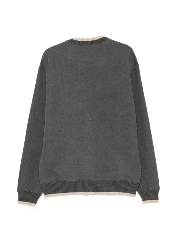 MARANT Logo Patch Button-up Cardigan - Grey
