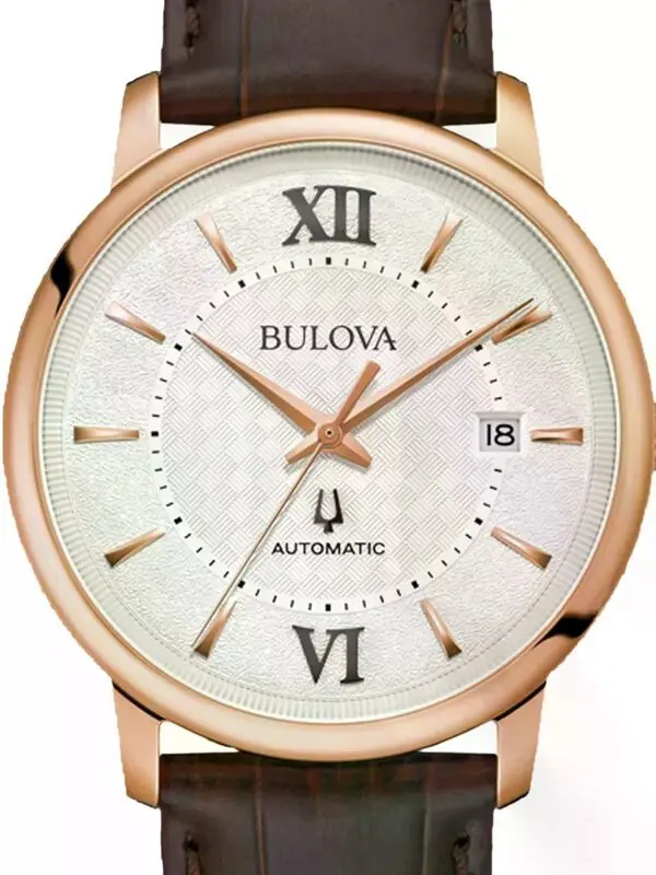 Bulova Automatic Stainless Steel Watch - White