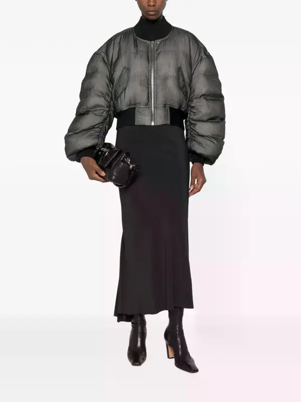 Rick Owens Quilted Cropped Jacket