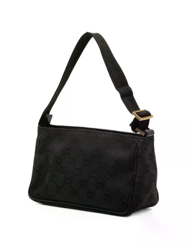 Gucci Gg Canvas Handbag - Black