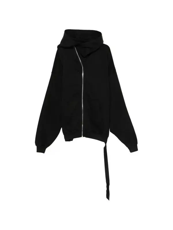 Rick Owens Mountain Zip-up Hoodie - Black