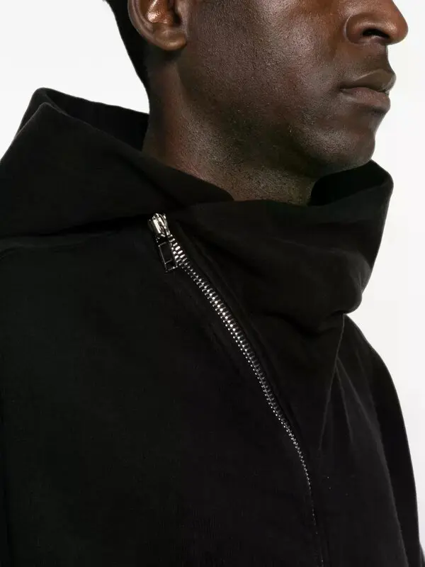 Rick Owens Mountain Zip-up Hoodie - Black