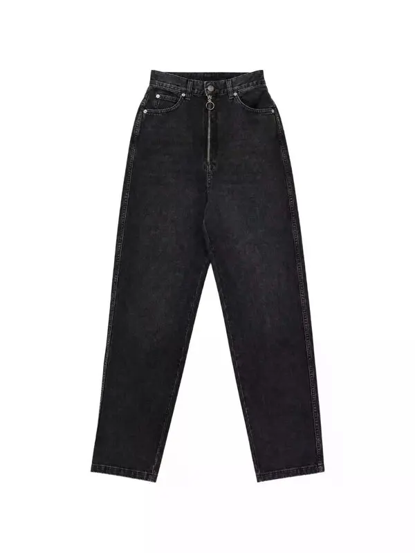 FRAME Exposed Zip Faded Jeans