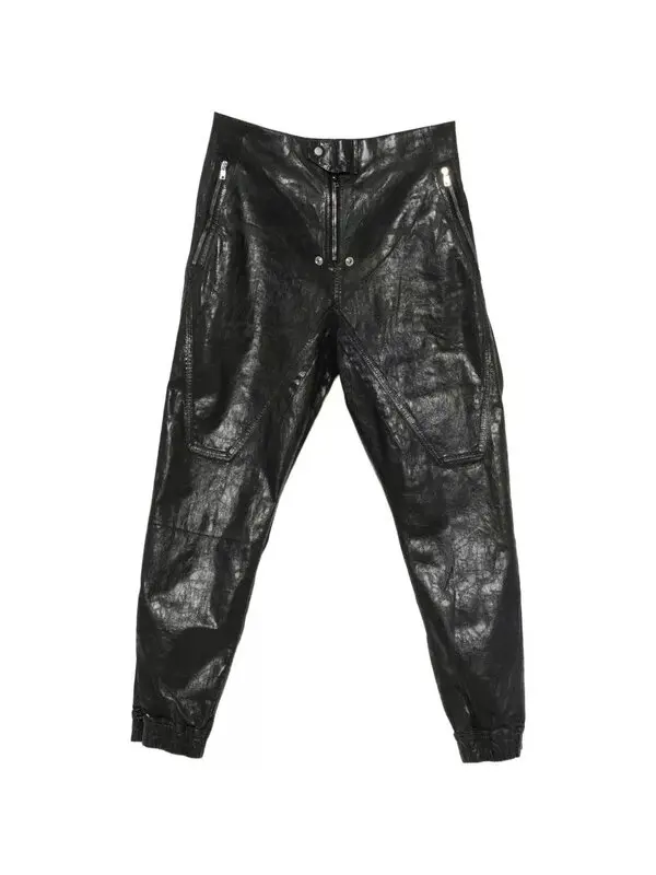 Rick Owens Moto Trousers With Zip Fastening