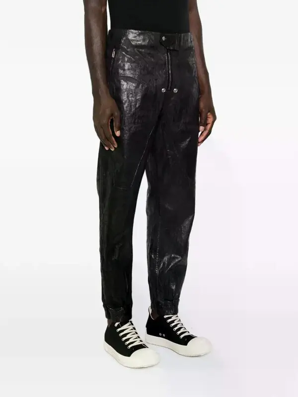 Rick Owens Moto Trousers With Zip Fastening