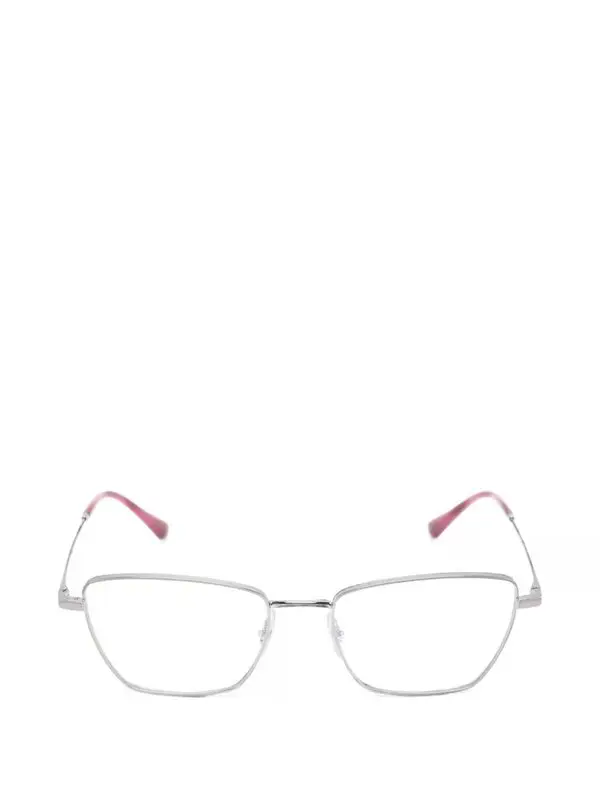 Ray-ban Geometric Frame Eyeglasses - Silver