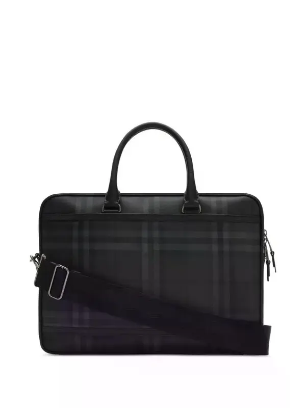 Burberry City Check Briefcase