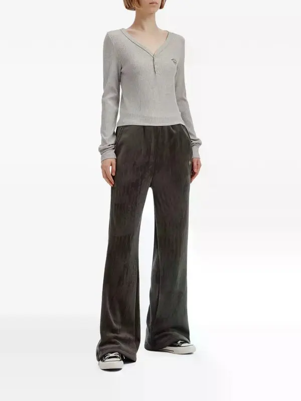 CHOCOOLATE Heart-plaque Corduroy Trousers