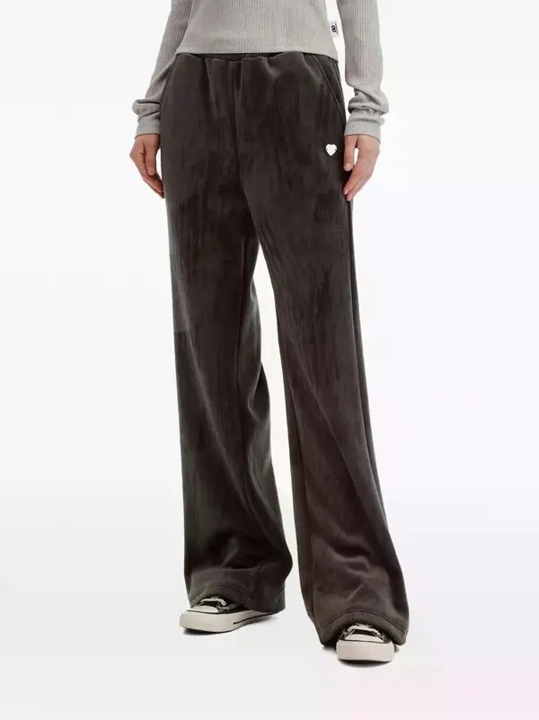 CHOCOOLATE Heart-plaque Corduroy Trousers