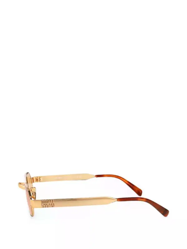 Miu Miu Tone Geometric Frame Sunglasses