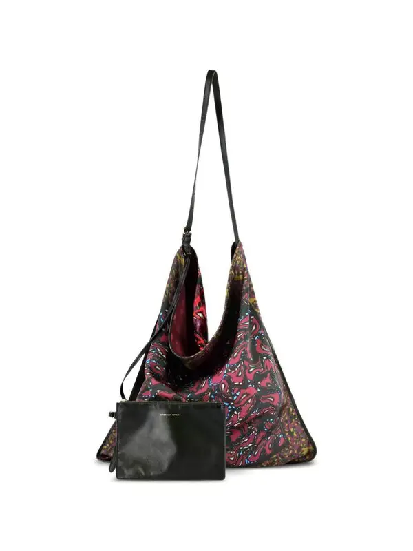 Dries Van Noten Oversized Scarf Bag - Purple