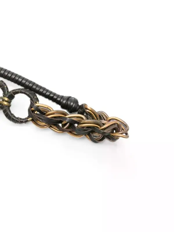 Gianfranco Ferre Ring-detail Braided Belt