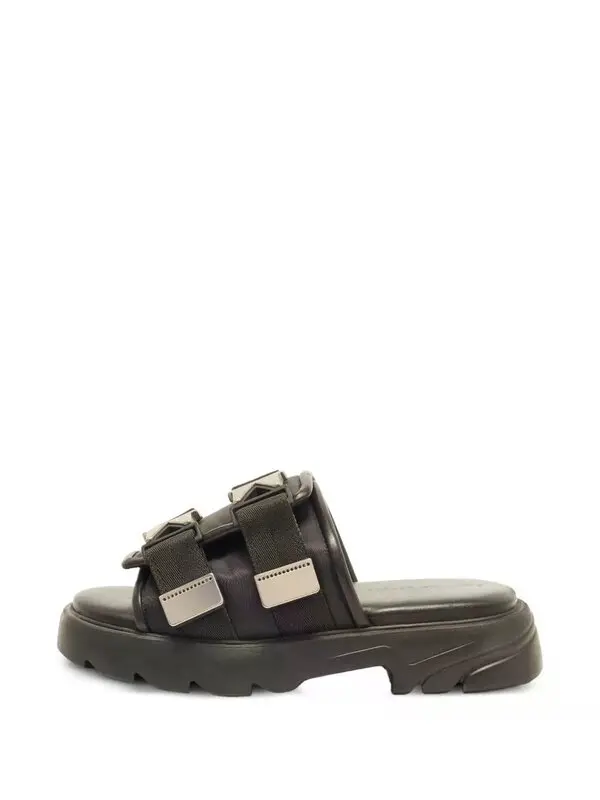 Bottega Veneta Flash Bomber Buckle-detailed Sandals - Black