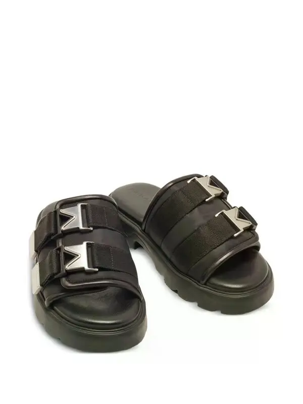 Bottega Veneta Flash Bomber Buckle-detailed Sandals - Black