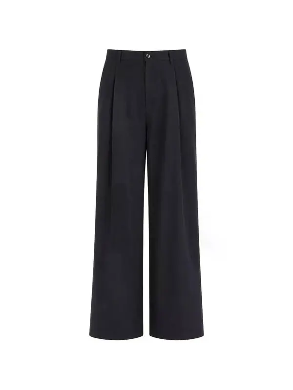 SOCIETE ANONYME St. Andrew Pleated Wide-leg Trousers - Blue