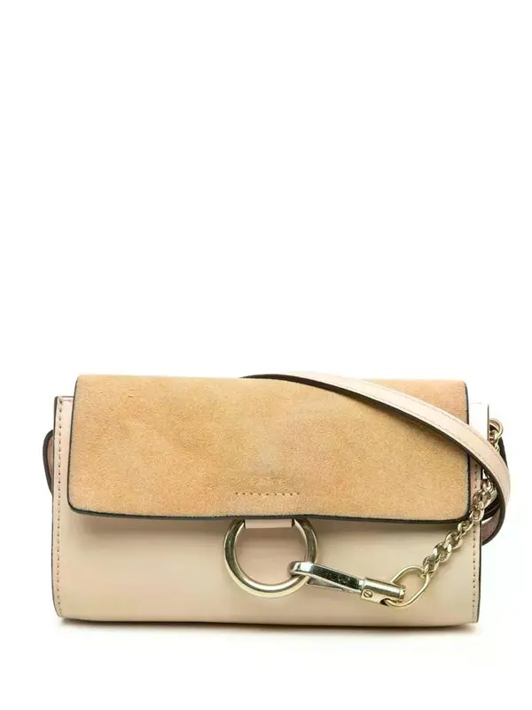 Chloé Faye Chain Crossbody Bag - Brown
